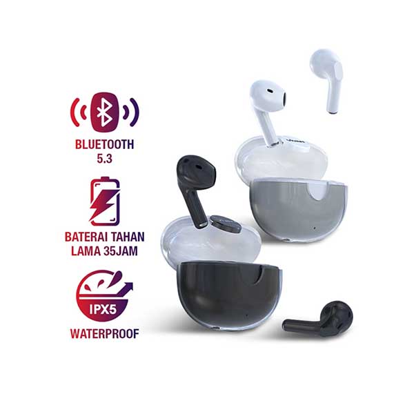 VIVAN TWS HEADSETS INFINITY GT1(WHITE/BLACK) | MDP - IT and Electronic ...