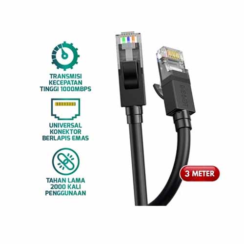 ROBOT CABLES&CONNECTORS RFC03 BLACK 3M | MDP - IT and Electronic Superstore
