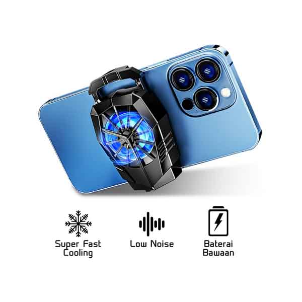 GAMEN MOBILE FAN COOLER WITH BATERRY GMR02 BLACK | MDP - IT and ...