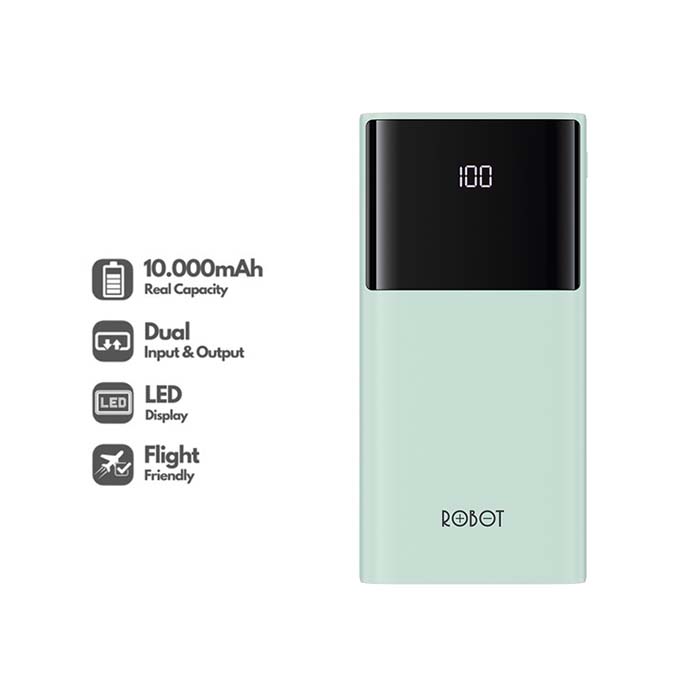 POWER BANK ROBOT RT190S BLUE | MDP - IT and Electronic Superstore