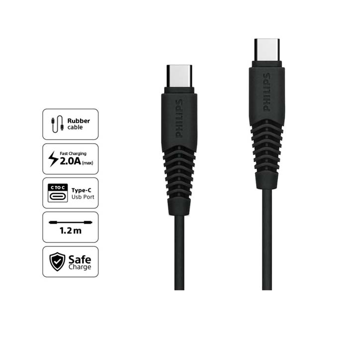 CABLE C- C 2A MAX PHILIPS DLC5531CB/70 BLACK | MDP - IT and Electronic ...