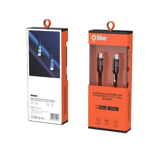 OLIKE AUTOMATIC POWER OFF TRANPARENT DATA CABLE TYPE-C D103CC | MDP ...