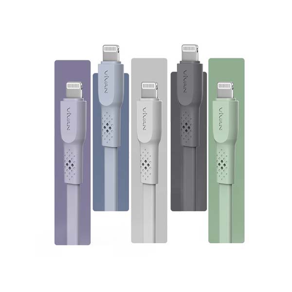 KABEL DATA VIVAN CSL100 II NEW COLORFUL LIGHTNING 2.4A | MDP - IT and ...