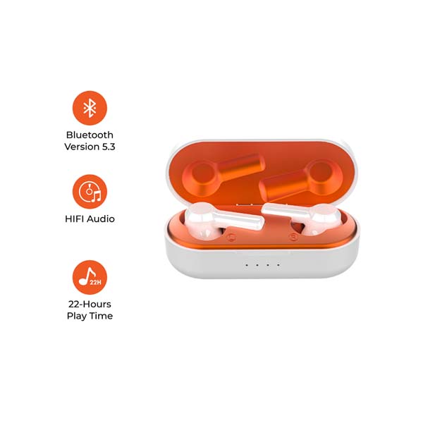 EARPHONE WIRELESS OLIKE T102 WHITE | MDP - IT and Electronic Superstore