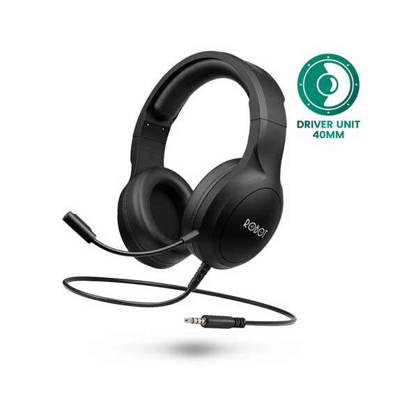 HEADSET ROBOT WIRED HEADSETS RH-P20 BLACK | MDP - IT and Electronic ...