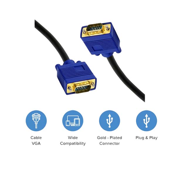 CABLE VGA NYK GOLD PLATED 20M | MDP - IT and Electronic Superstore