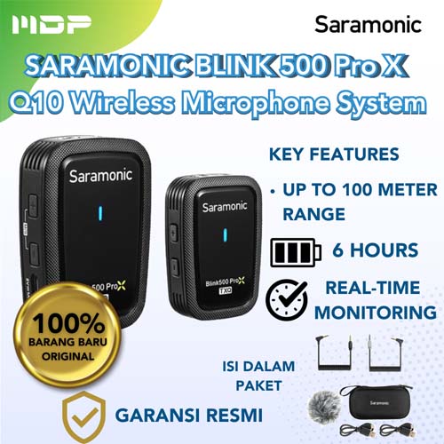 MICROPHONE WIRELESS SARAMONIC BLINK 500 PRO Q10 | MDP - IT and ...