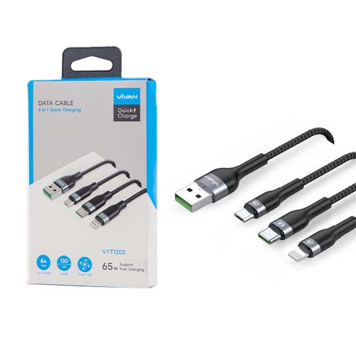 VIVAN KABEL DATA VYT120S BLACK | MDP - IT and Electronic Superstore
