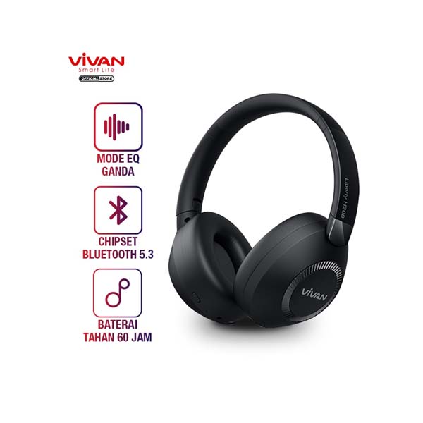 HEADSET WIRELESS VIVAN LIBERTY H200 BLACK | MDP - IT and Electronic ...