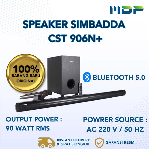 SPEAKER SIMBADDA CST 906N+ (INCL : CINEMATIC 2.1 SOUNDBAR) | MDP - IT ...