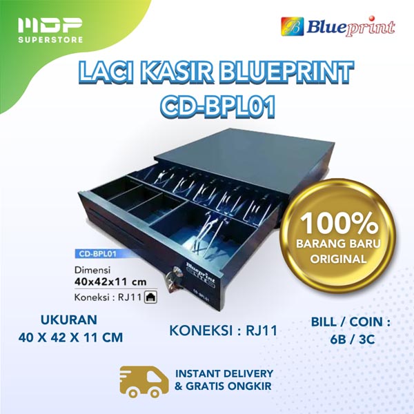 CASH DRAWER BLUEPRINT LITE BESAR (CD-BPL01) | MDP - IT and Electronic ...
