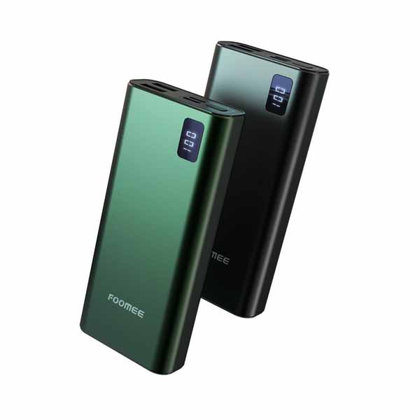 POWER BANK FOOMEE AL15 15000MAH (BLACK/GREEN) | MDP - IT and Electronic ...