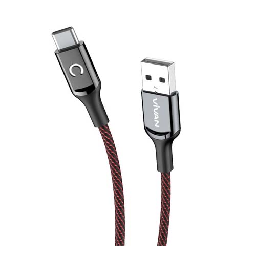 KABEL DATA VIVAN VZC100 BLACK/RED | MDP - IT and Electronic Superstore