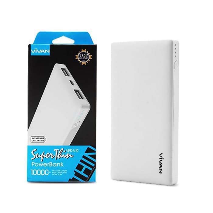 POWER BANK VIVAN VPB-V10 10000 MAH (2 USB PORT 2A) | MDP - IT and ...