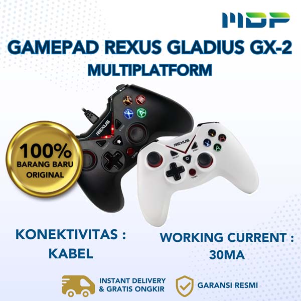 GAMEPAD REXUS GLADIUS GX-2 MULTIPLATFORM | MDP - IT and Electronic ...