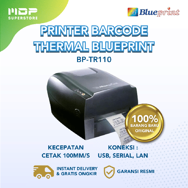 PRINTER BLUEPRINT BARCODE THERMAL BP-TR110 | MDP - IT and Electronic ...