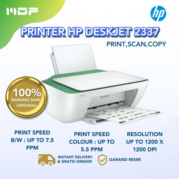 PRINTER HP DESKJET 2337 (7WQ07B) : PRINT,SCAN,COPY,TINTA 682BK,682CLR ...