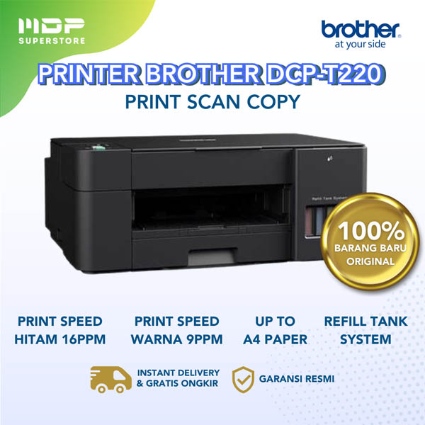 PRINTER BROTHER DCP-T220 PRINT SCAN COPY | MDP - IT and Electronic ...