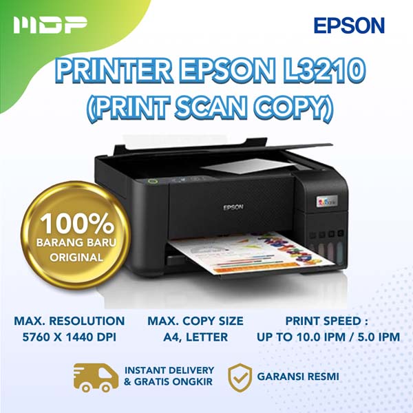 PRINTER EPSON L3210 : PRINT SCAN COPY | MDP - IT and Electronic Superstore