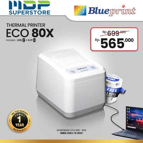 PRINTER BLUEPRINT USBTHERMAL BP-ECO80X | MDP - IT and Electronic Superstore