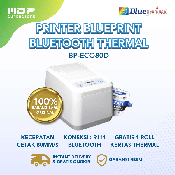 PRINTER BLUEPRINT BLUETOOTH THERMAL BP-ECO80D | MDP - IT and Electronic ...