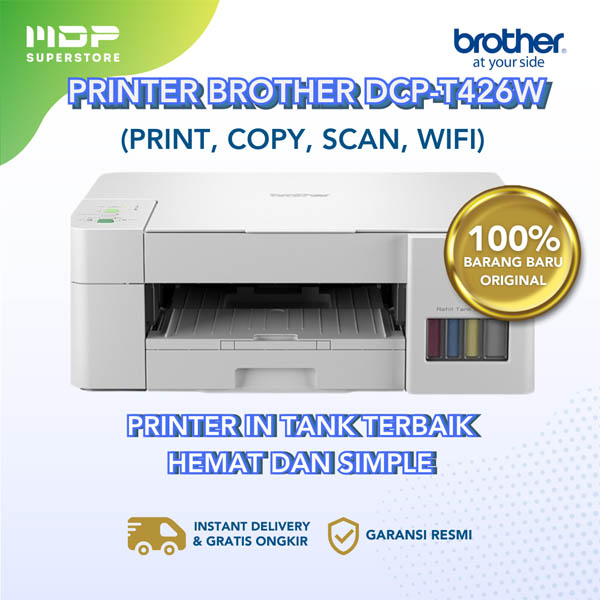 PRINTER BROTHER INK DCP-T426W PRINT SCAN COPY WIFI (WHITE) | MDP - IT ...