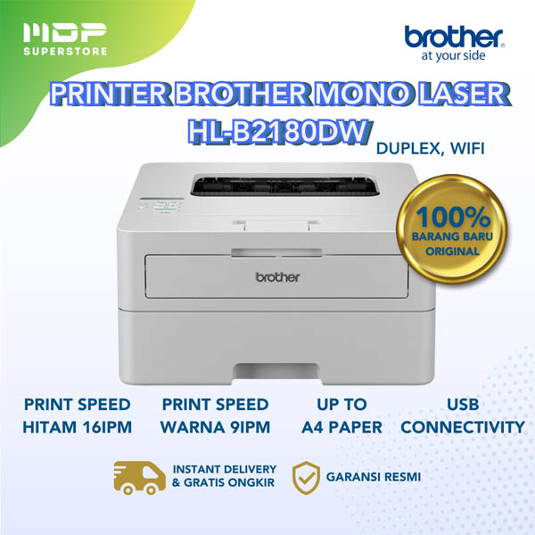 PRINTER BROTHER MONO LASER HL-B2180DW (DUPLEX, WIFI) | MDP - IT and ...