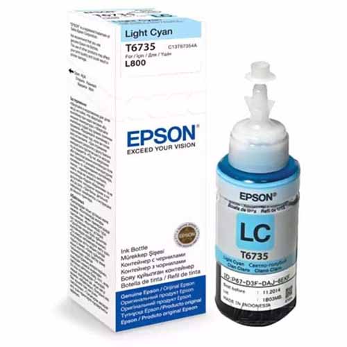 TINTA EPSON STYLUS T6735 (L800) LIGHT CYAN | MDP - IT and Electronic ...