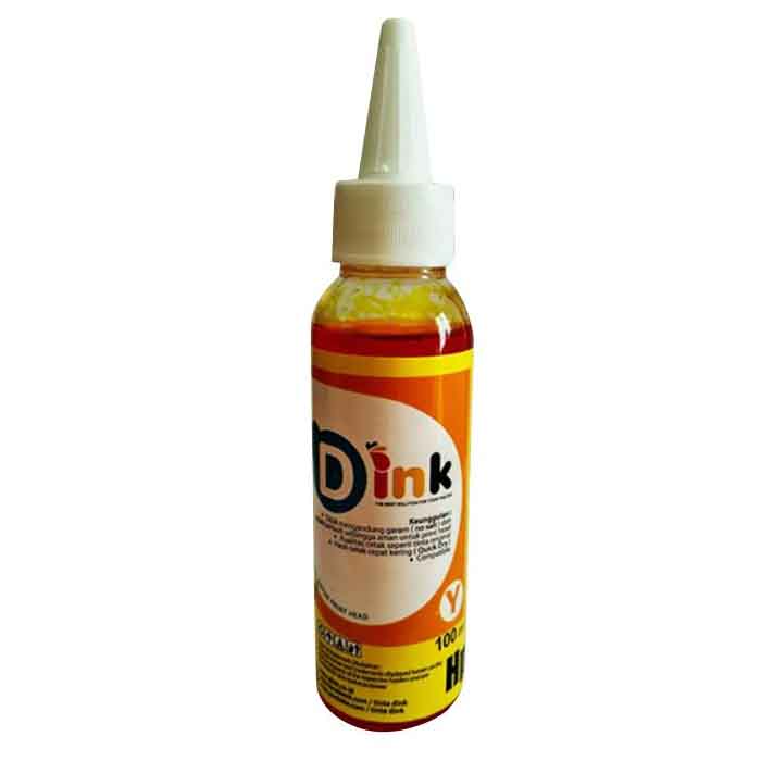 TINTA BOTOL DINK HP YELLOW (100ML) | MDP - IT and Electronic Superstore
