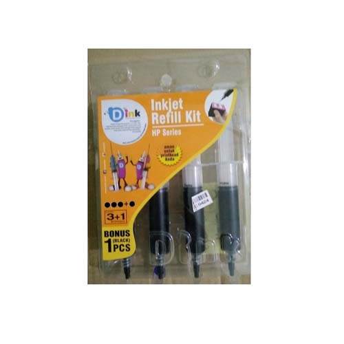 TINTA SUNTIKAN DINK HP BLACK (10ML X 4) | MDP - IT and Electronic ...