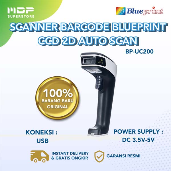 SCANNER BLUEPRINT INFRARED USB CMOS 2D UC200 | MDP - IT and Electronic ...