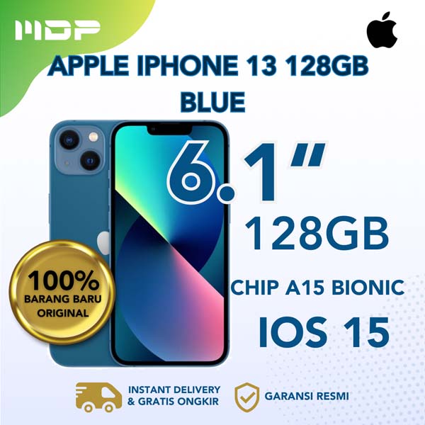 SMARTPHONE APPLE IPHONE 13 128GB BLUE (MLPK3PA/A) | MDP - IT and ...