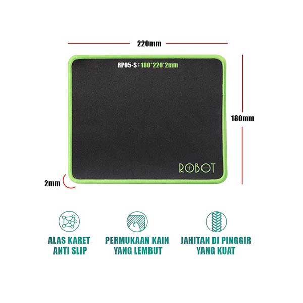 MOUSEPAD ROBOT RP05-S | MDP - IT and Electronic Superstore