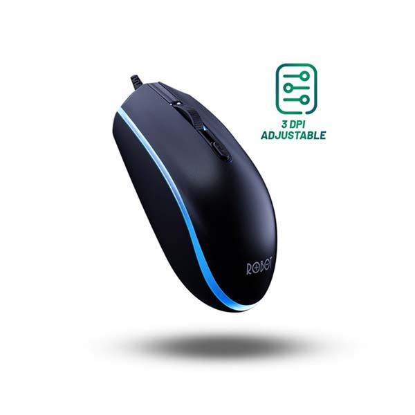 MOUSE ROBOT M130 BLACK | MDP - IT and Electronic Superstore