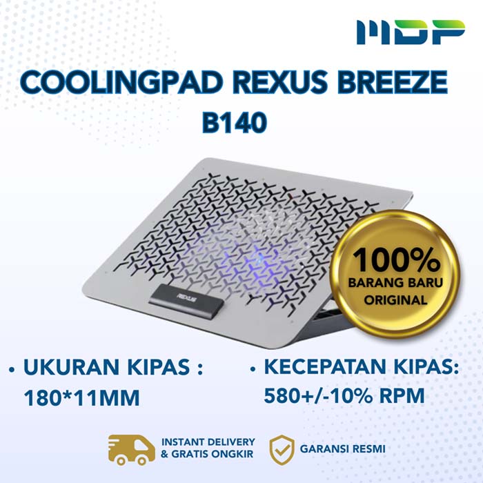 COOLINGPAD REXUS BREEZE B140 SILVER | MDP - IT and Electronic Superstore