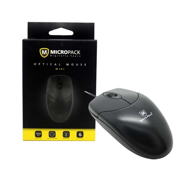 MOUSE OPTICAL M101 MICROPACK | MDP - IT and Electronic Superstore