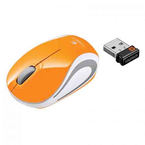 LOGITECH MOUSE WIRELESS MINI M187 ORANGE | MDP - IT and Electronic ...
