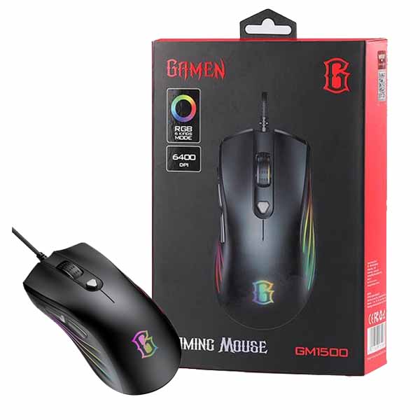 MOUSE GAMING GAMEN GM1500 6400DPI | MDP - IT and Electronic Superstore
