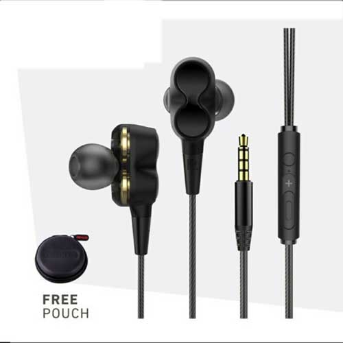 EARPHONE REXUS EP3 HANDSFREE (FREE POUCH) | MDP - IT and Electronic ...