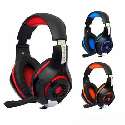 HEADSET GAMING REXUS VONIX F55 MIC WITH LED SINGLE | MDP - IT and ...