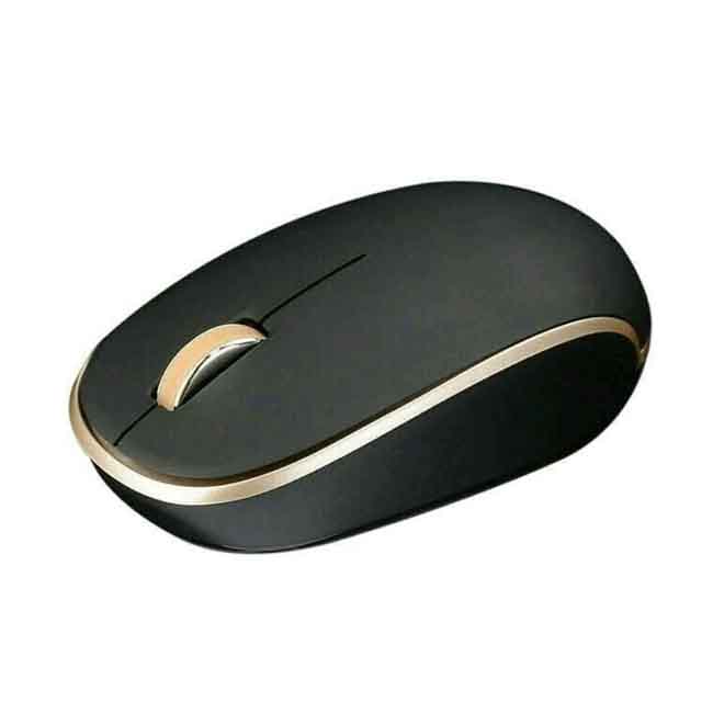 MOUSE OPTICAL WIRELESS BLUE TECH 760(BT-760W,BGD,BSL,WGD)(BLACK GOLD ...