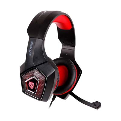 HEADSET GAMING REXUS VONIX F65 MIC WITH LED SINGLE | MDP - IT and ...