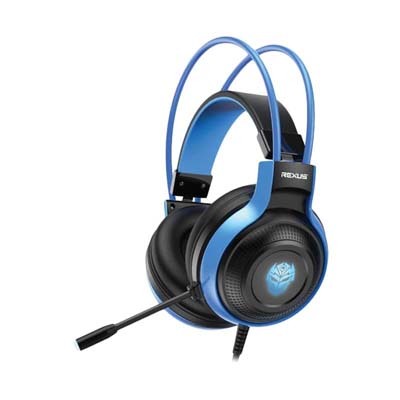 HEADSET GAMING REXUS VONIX F75 MIC WITH LED SINGLE | MDP - IT and ...