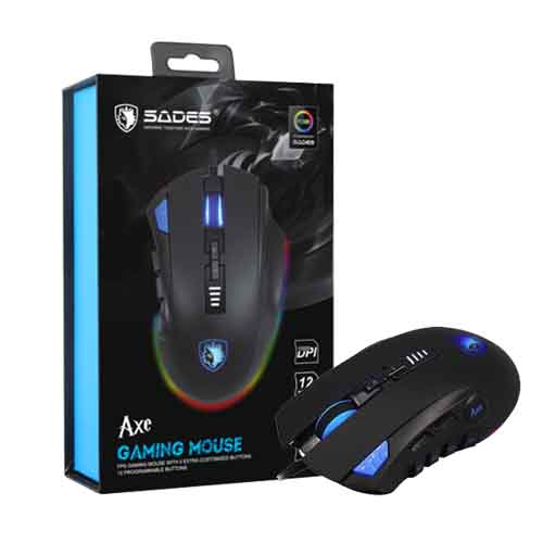 MOUSE GAMING S12 AXE SADES | MDP - IT and Electronic Superstore