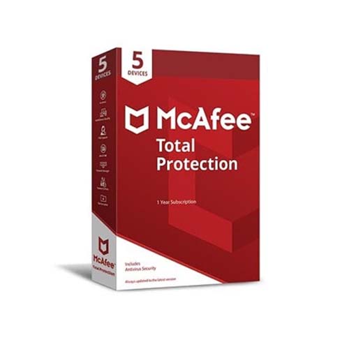 SOFTWARE MCAFEE TOTAL PROTECTION 5 DEVICE 1 YEAR | MDP - IT and ...