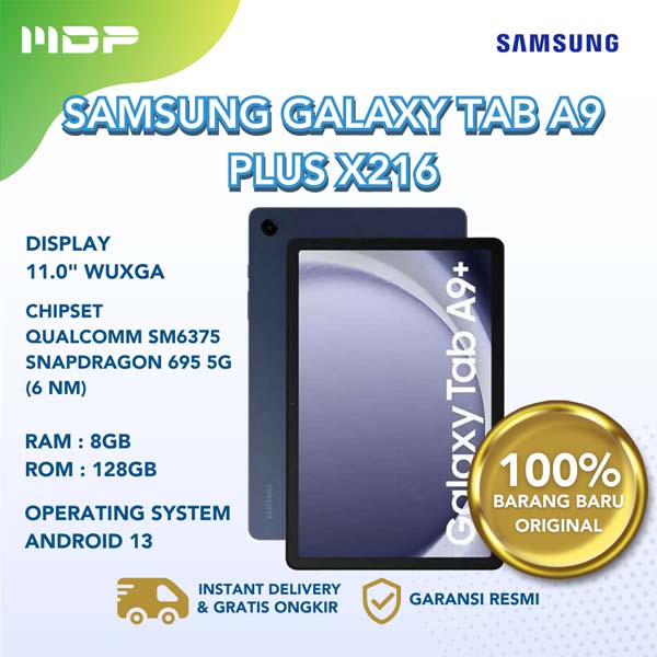 TABLET SAMSUNG GALAXY TAB A9 PLUS 5G X216 11"(8/128 GB) BLUE | MDP - IT ...